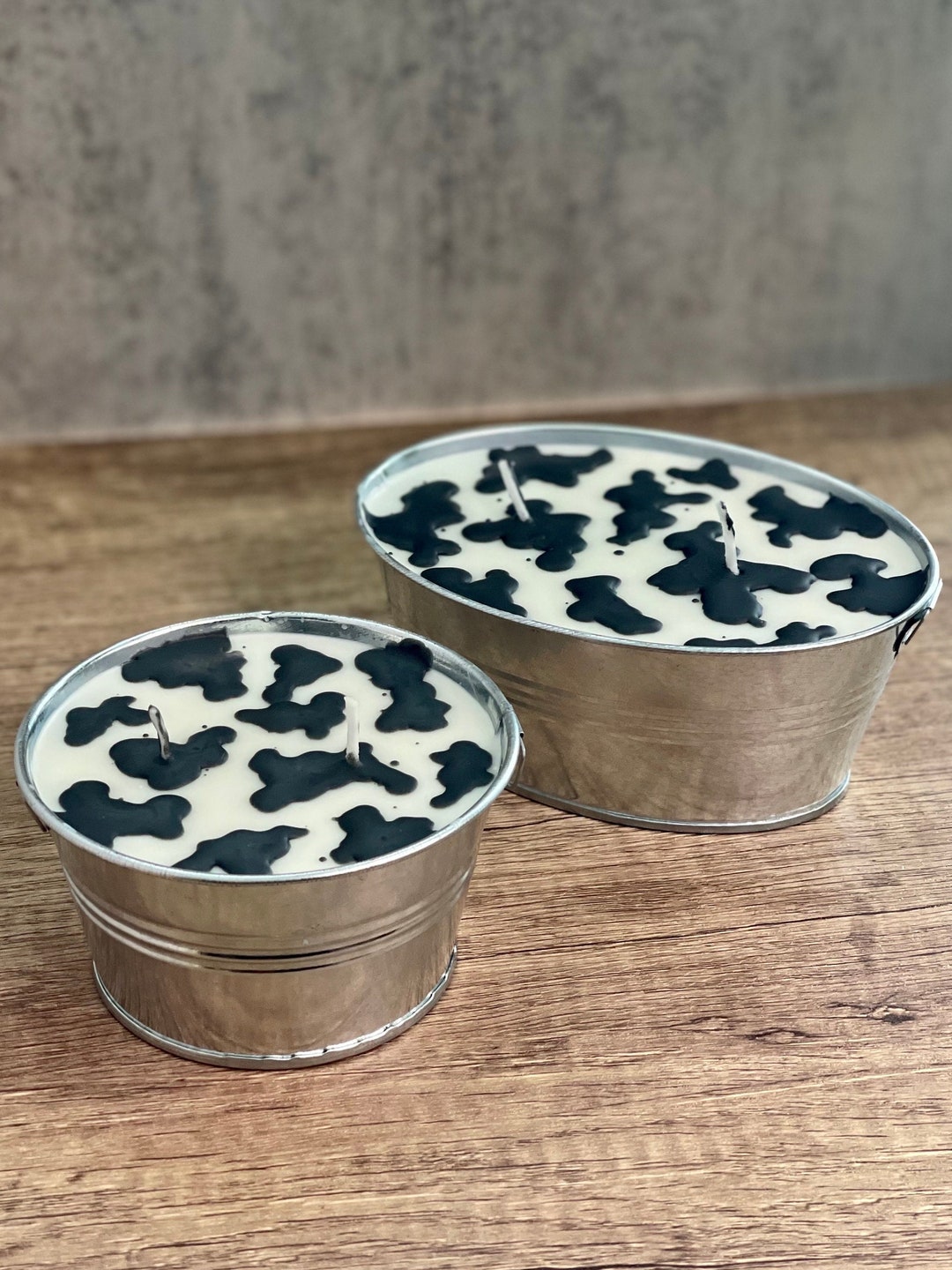 Cow Print Candle - Etsy