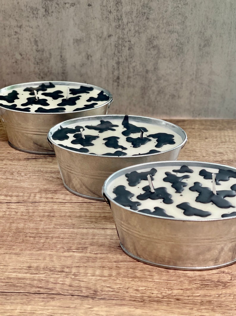 Cow Print Candle - Etsy