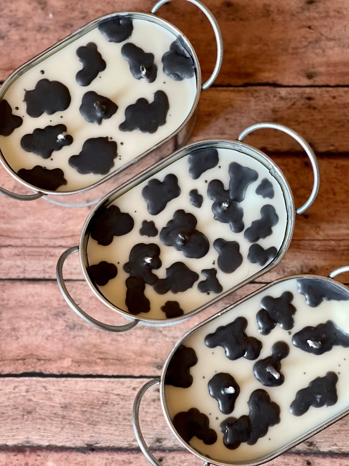 Cow Print Candle - Etsy