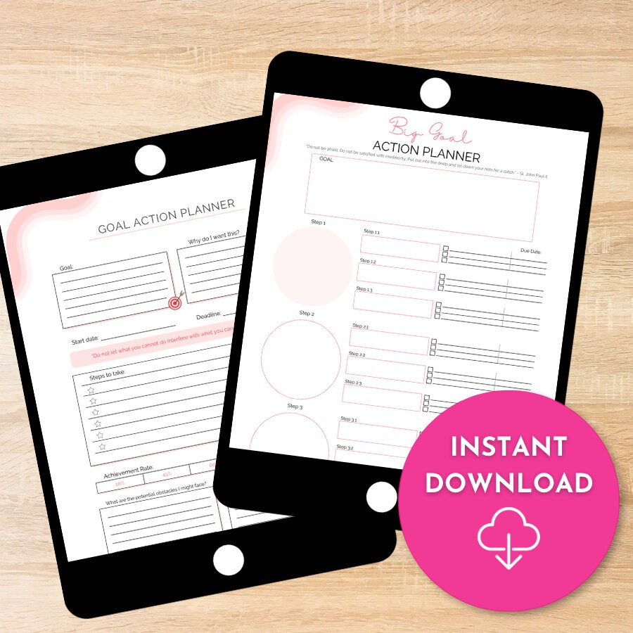 2023 Goal Planner | Goal Setting Planner 2023 | Smart Goal Worksheet ...