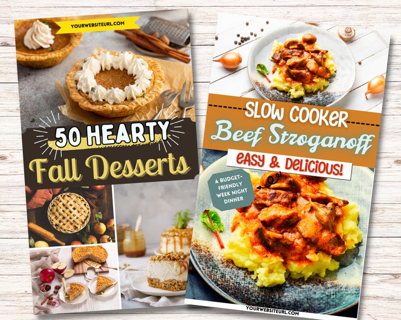 10 Fall Food Pinterest Templates Canva Pinterest Pins, Food Blogger ...