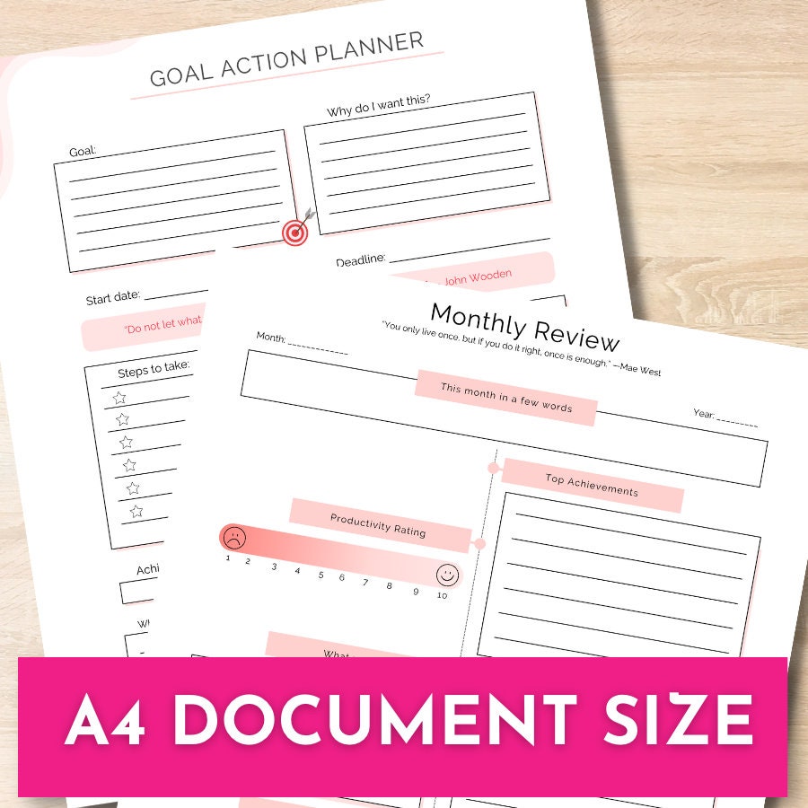 2023 Goal Planner Goal Setting Planner 2023 Smart Goal Worksheet ...