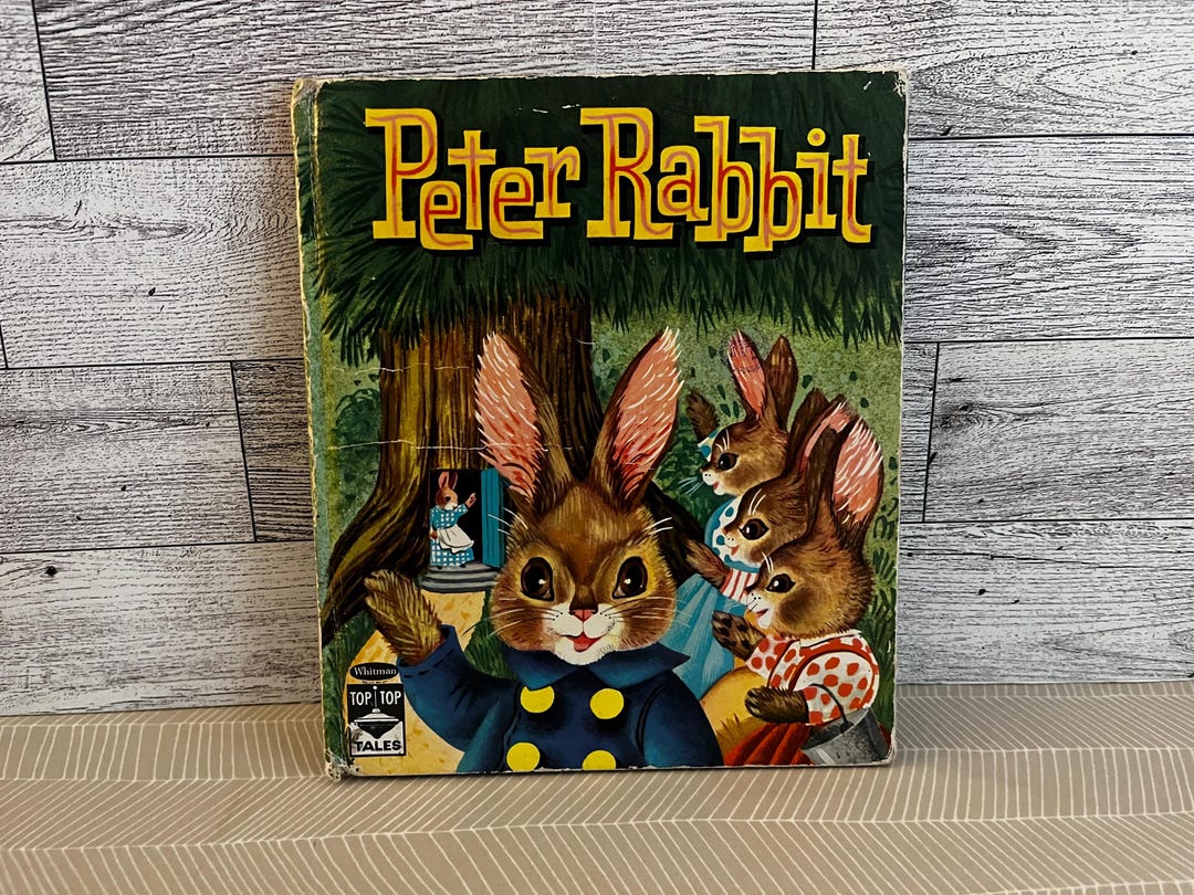 Peter Rabbit, Vintage Children's Book, Whitman Publishing Company ...