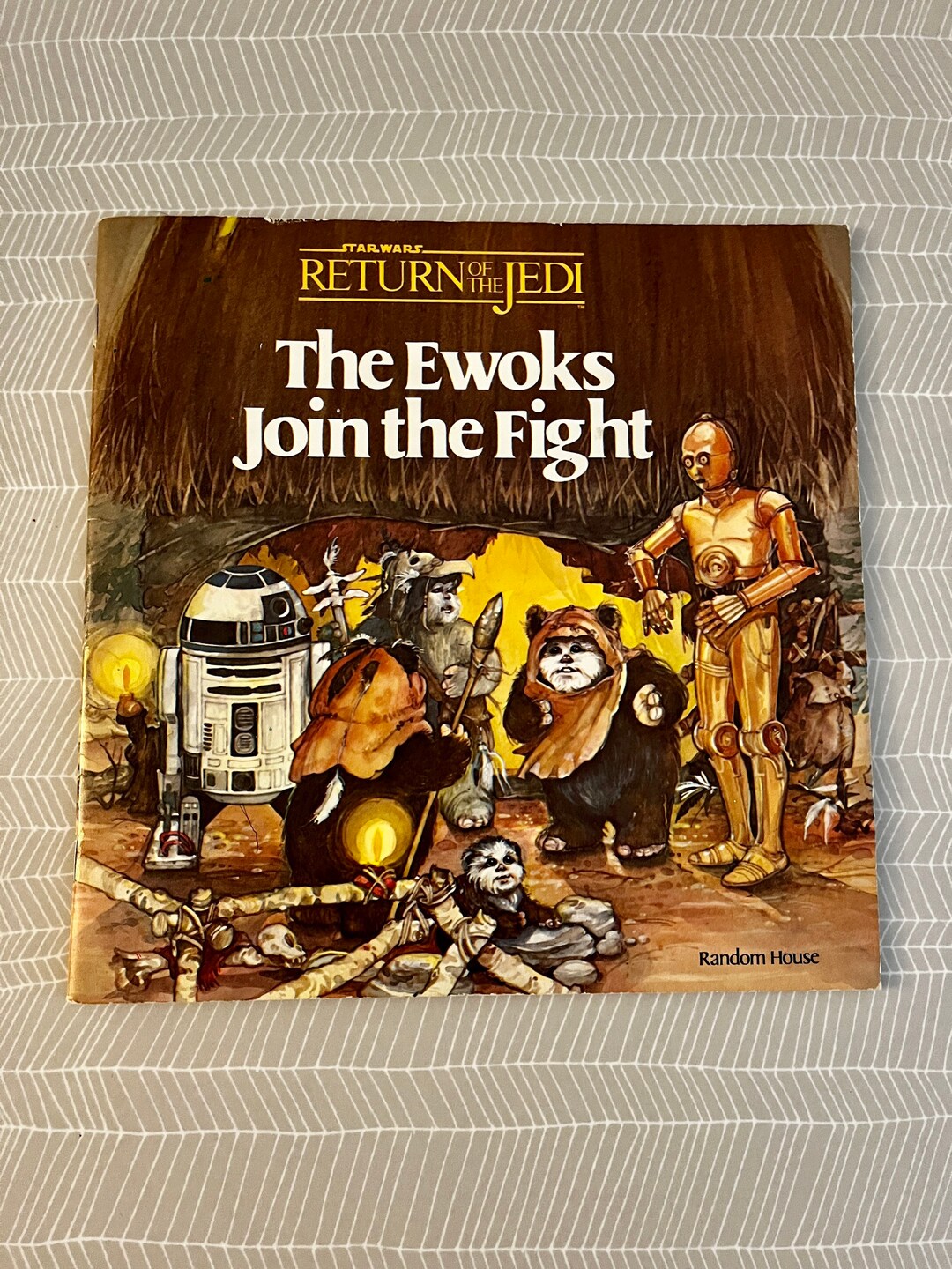 Star Wars Return of the Jedi “the Ewoks Join the Fight” Children’s Book 1983 - Etsy