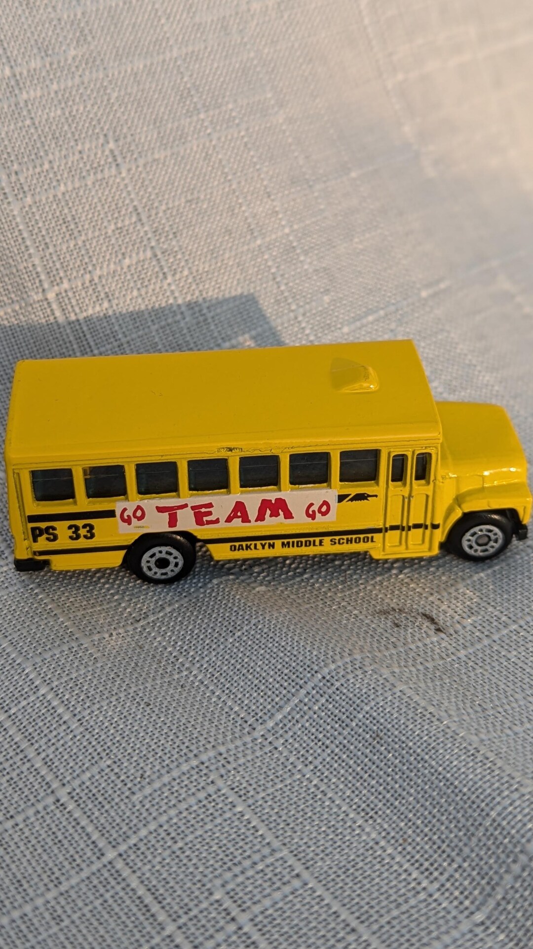 Matchbox School Bus Big Movers go Team Go 1:95 Scale 1985 Vintage - Etsy