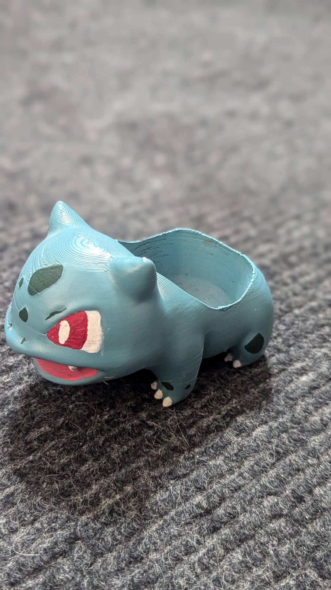 Hand-painted Bulbasaur Planter | Garden Succulent Pokemon - Etsy