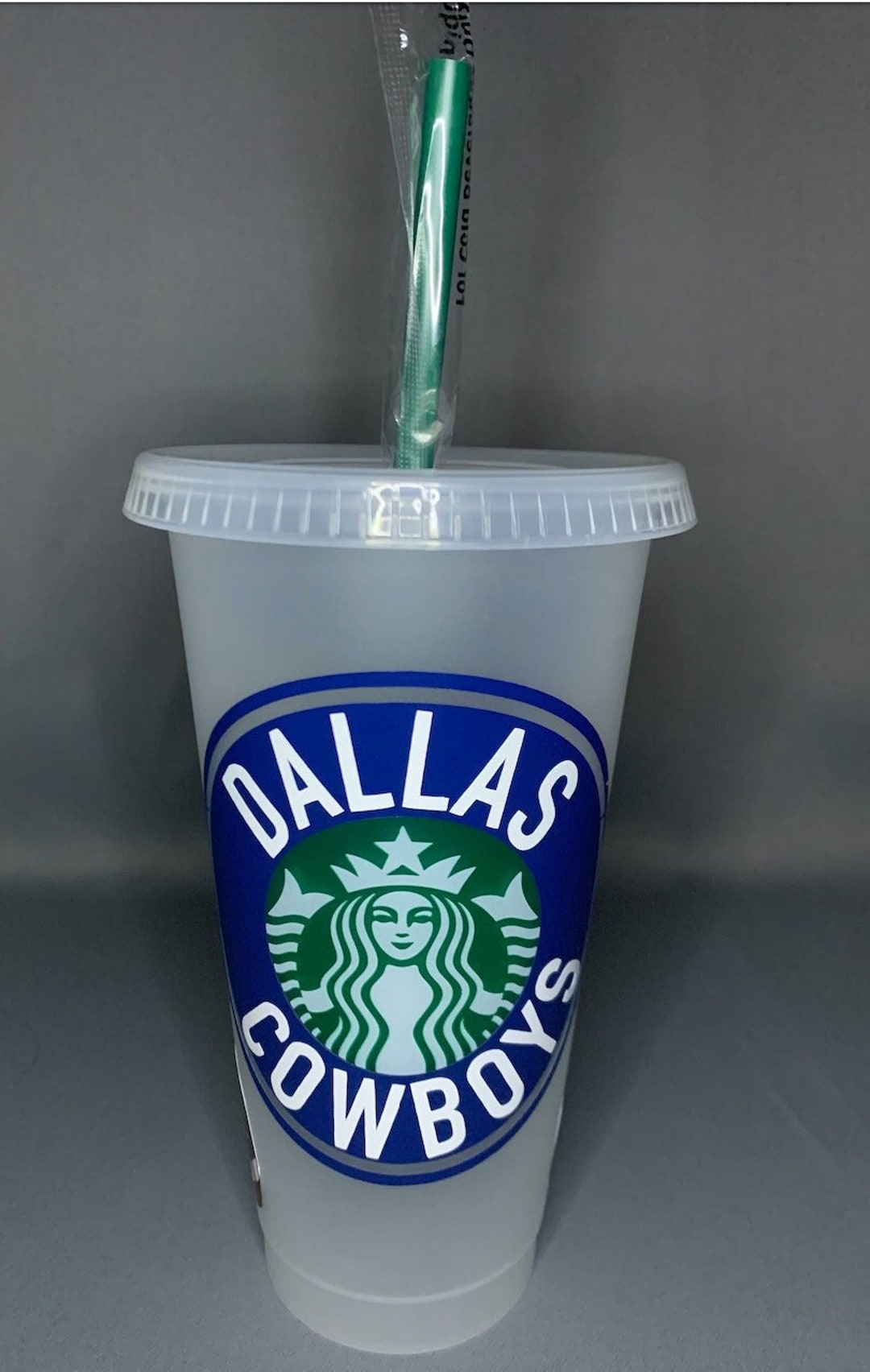 Dallas Cowboys Starbucks 24oz Cold Cup - Etsy