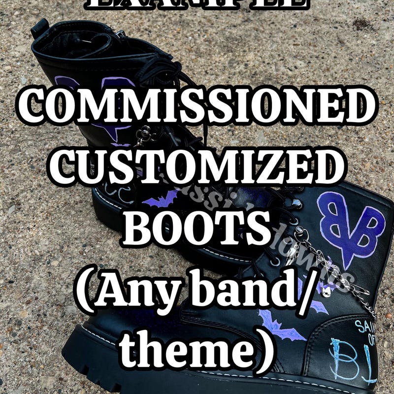 Emo Boots - Etsy