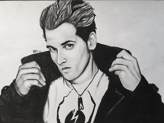 Mikey Way My Chemical Romance Custom Drawing | Etsy