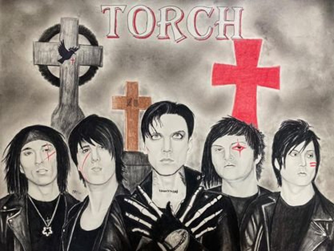 Black Veil Brides, Tour Torch Custom Artwork Poster Print - Etsy