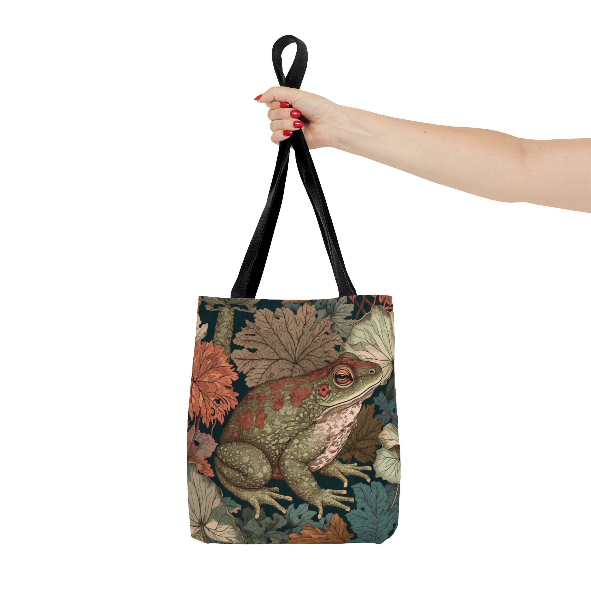 Toad Bag William Morris Inspired Tote Bag Aesthetic Tote - Etsy