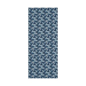 Winter Wonderland Christmas Wrapping Paper – Blue Snowy Landscape ...