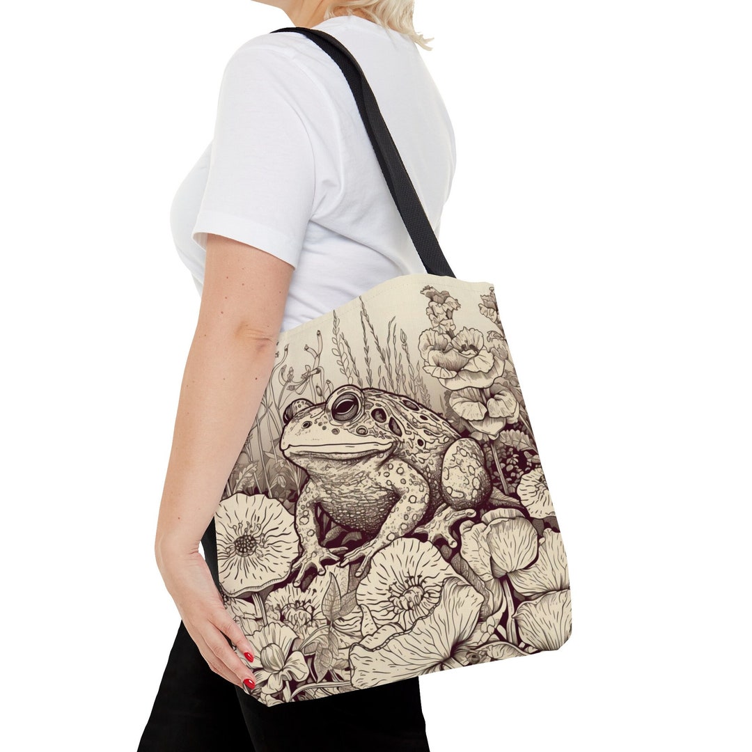 Toad Bag - Tote Bag, Aesthetic Tote Bag, Cute Tote Bag, Large Tote Bag ...