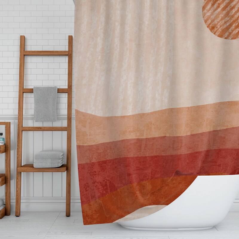Terracotta Curtain - Etsy