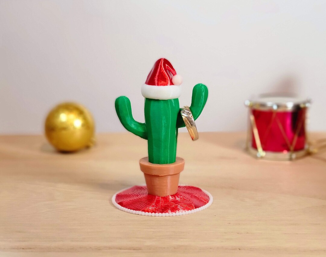 Christmas Ring Holder, Xmas Ring Holder, Women's Gift, Christmas Gift 3d Print - Etsy