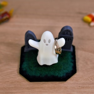 Halloween Ring Holder 3D Printed Spooky Ghost - Etsy