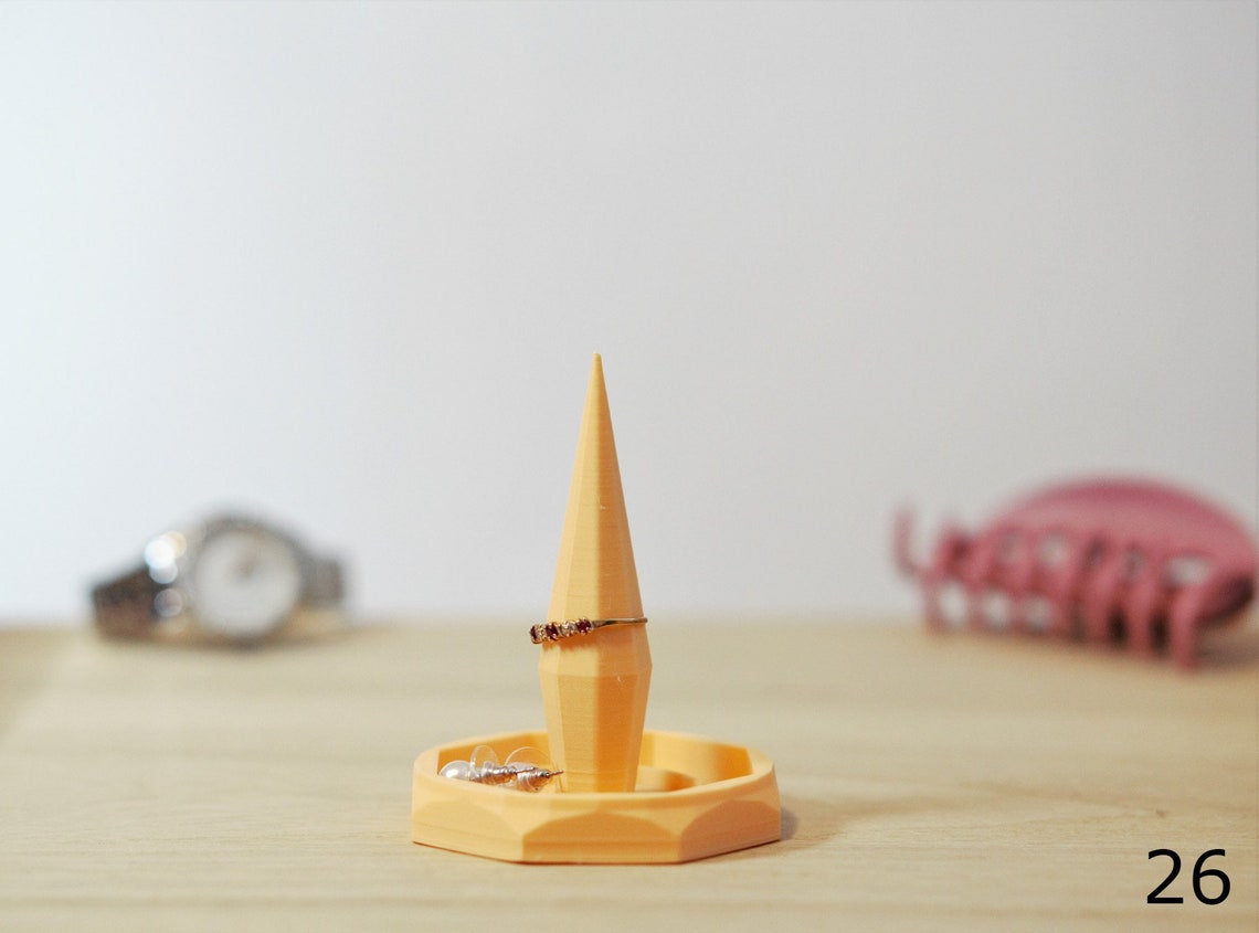 3D Printed Ring Holder Multi Color Women's Gift, Wedding Gift, Fun Art ...