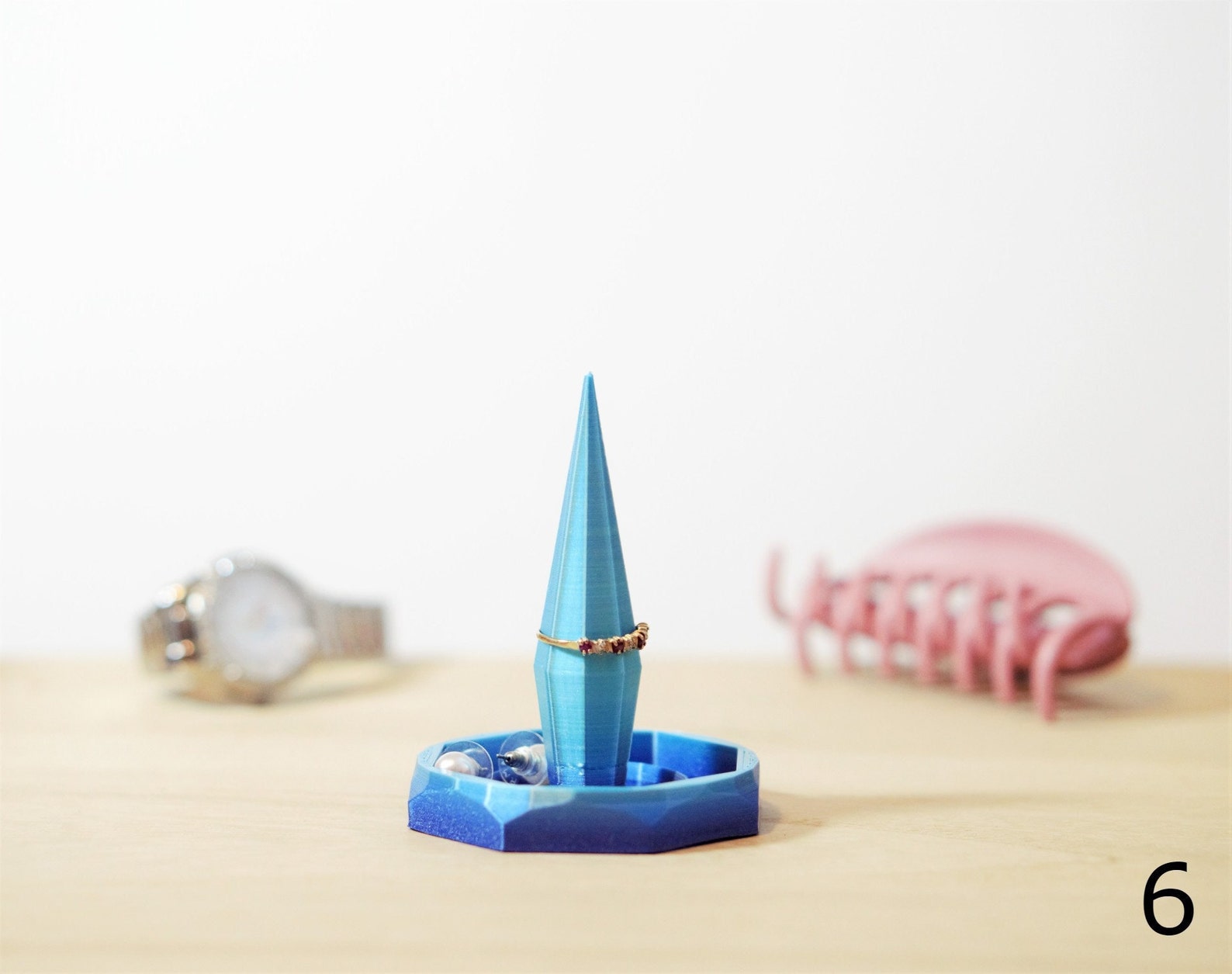 3D Printed Ring Holder Multi Color Women's Gift, Wedding Gift, Fun Art ...