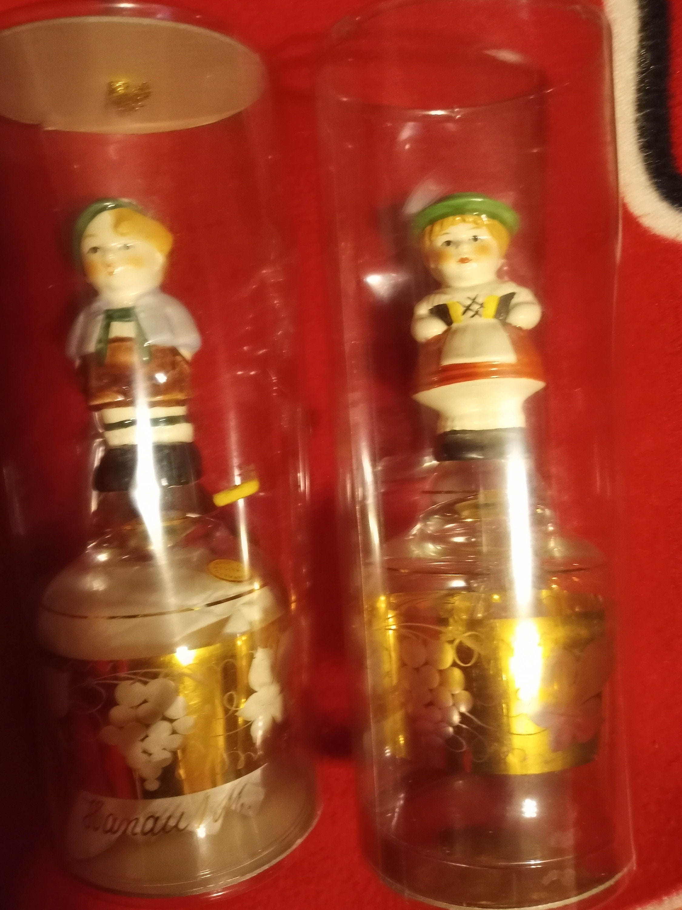 Set of Vintage West Germany Crystal Goebel Bells - Etsy