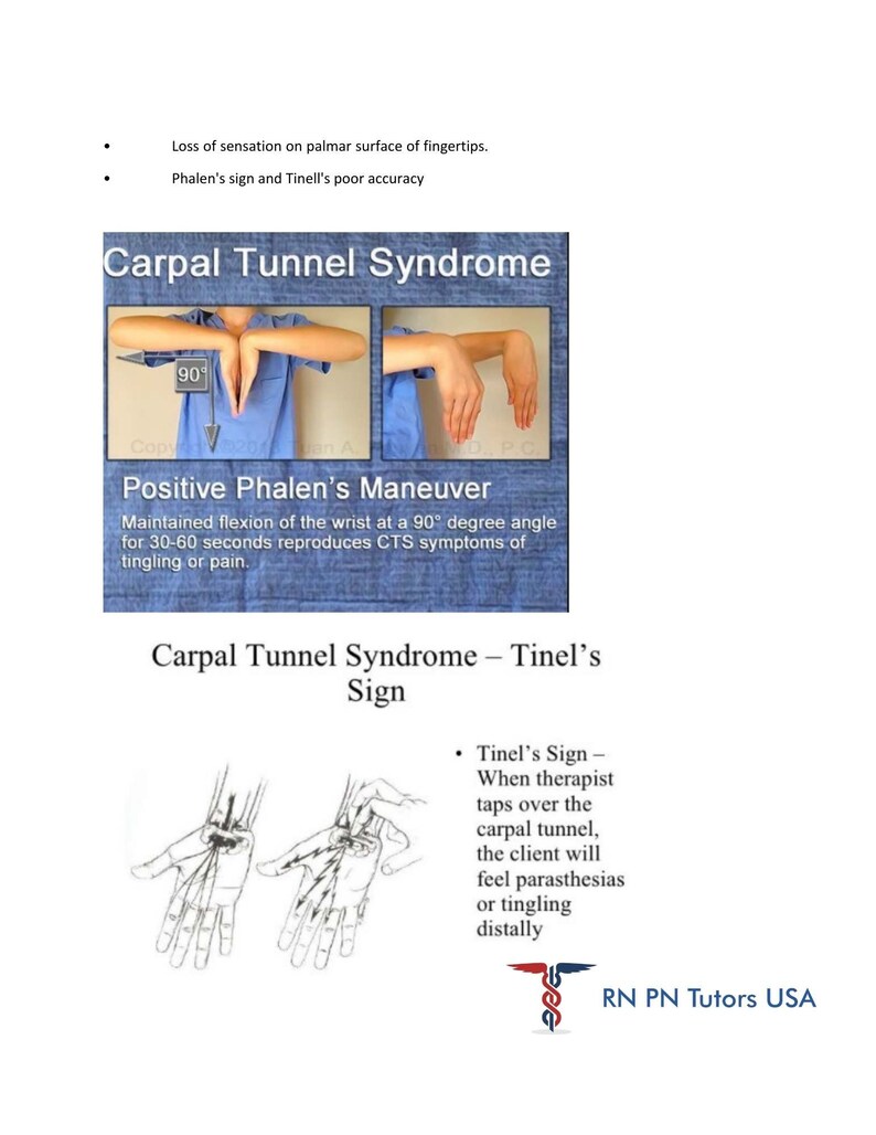 Musculoskeletal Sensory Disorders Study Guide Bundle for NCLEX, Medical ...