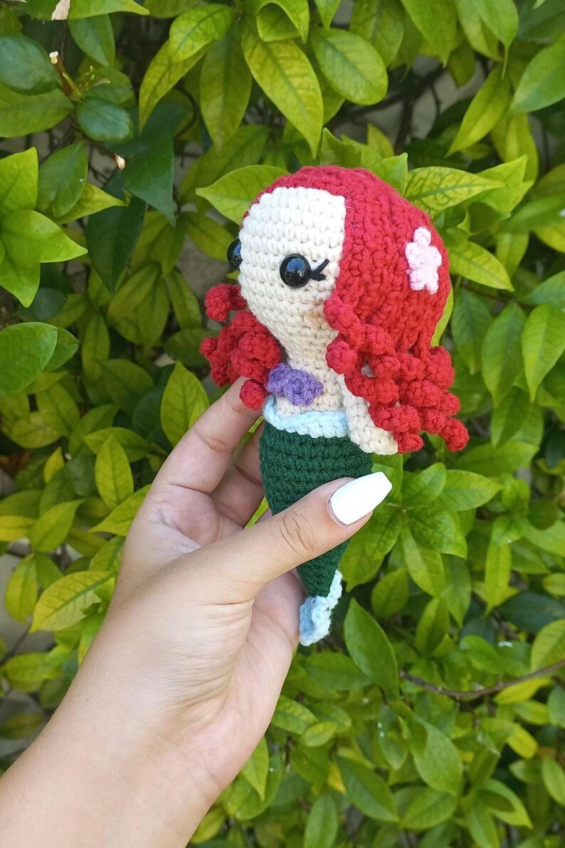 Ariel Crochet Plushie - Disney Amigurumi - Etsy