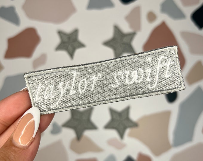 Taylor Swift Cardigan Inspired Stars and Tag Patch Set 6 - Etsy