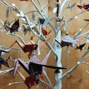 Handmade Origami Paper Crane - Etsy