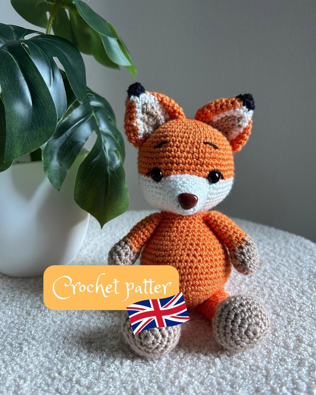 Crochet Pattern Foxy, Digital in English, PDF, Crochet Pattern Foxy - Etsy