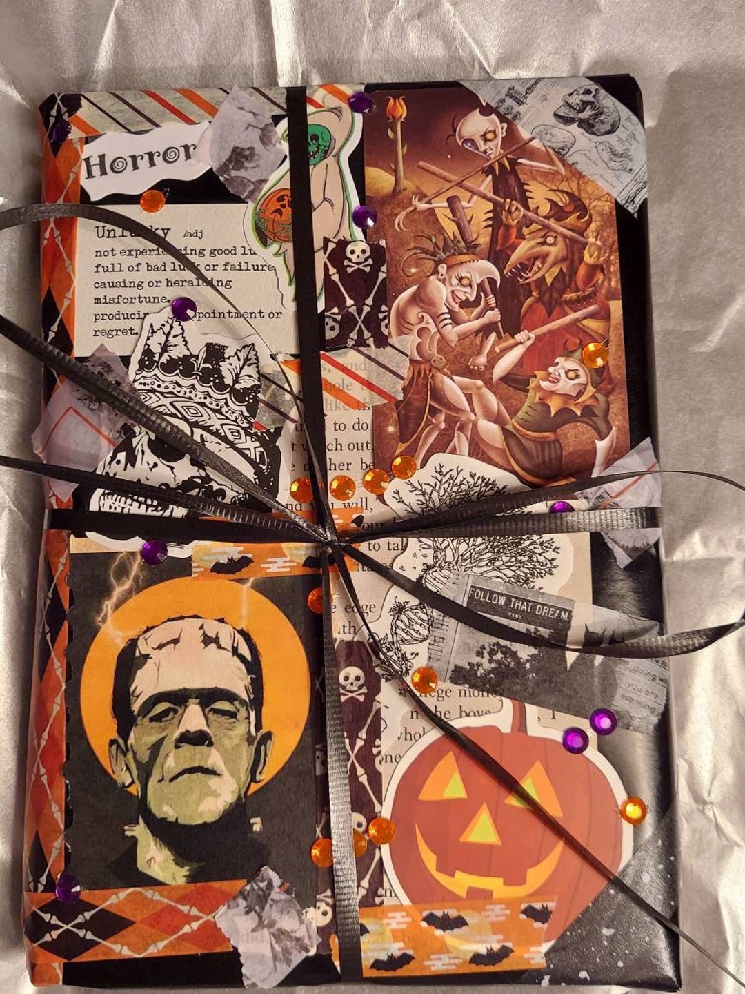 Halloween Horror Package With Book and Goodies Candies - Etsy