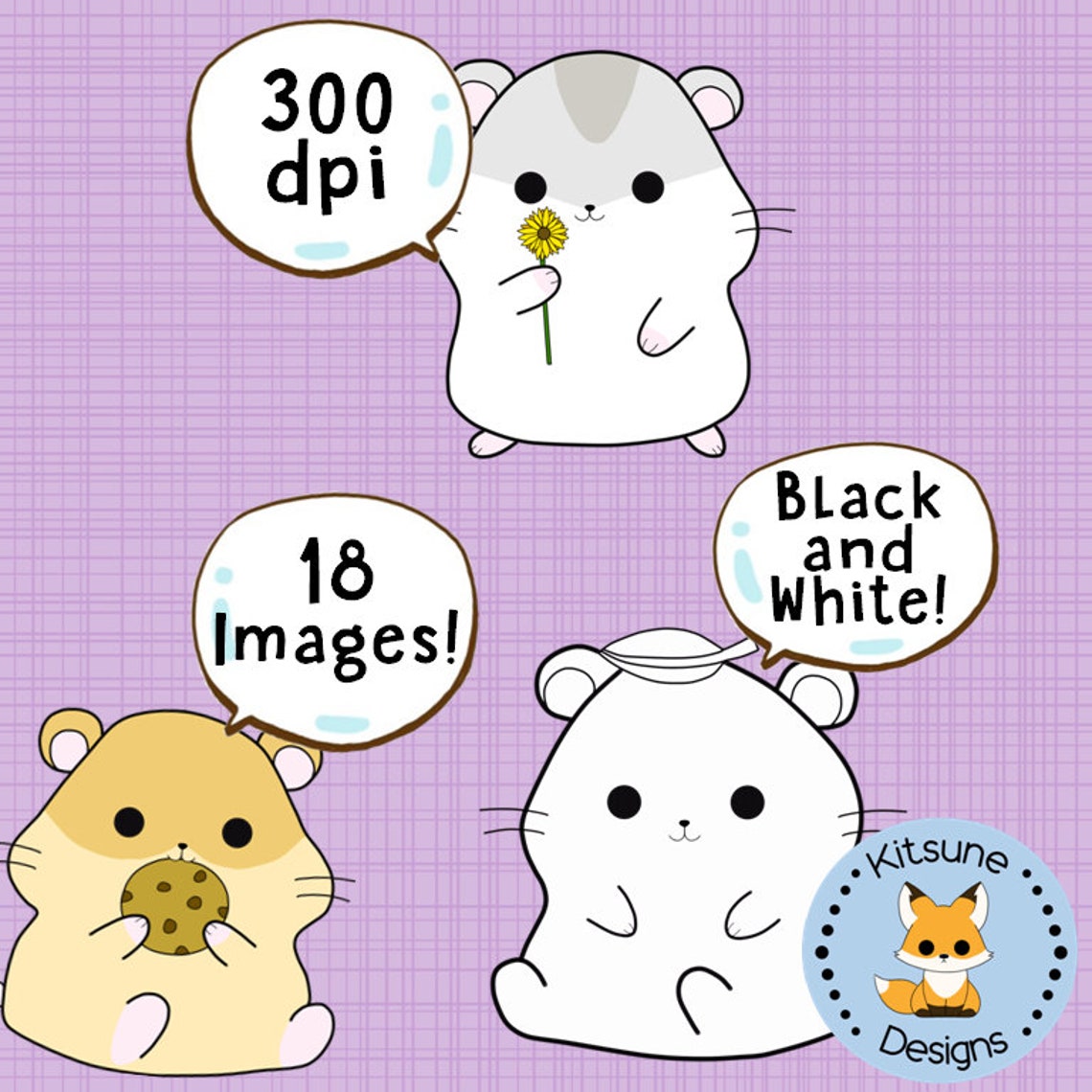 Chibi Hamsters Clipart, Kawaii Hamster Clip Art, Anime Hamster, Cute ...