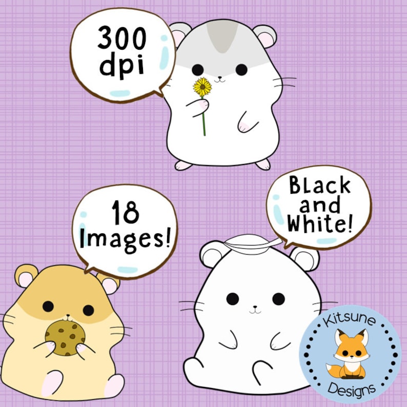 Chibi Hamsters Clipart, Kawaii Hamster Clip Art, Anime Hamster, Cute ...