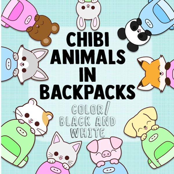 Chibi Animals - Etsy