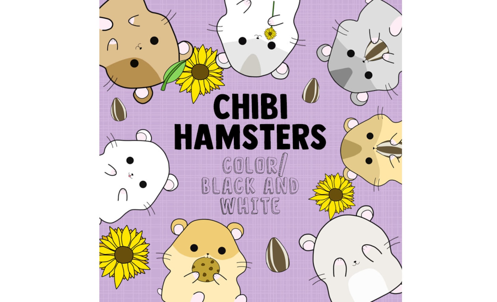 Chibi Hamsters Clipart, Kawaii Hamster Clip Art, Anime Hamster, Cute ...