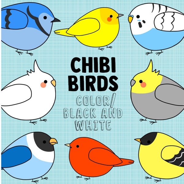 Chibi Bird - Etsy