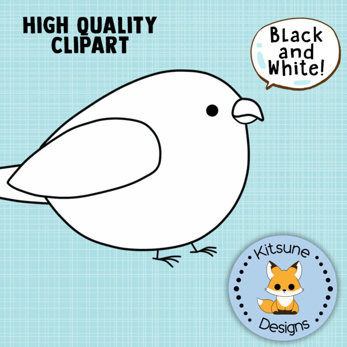 Chibi Bird Clipart - PNG/SVG - 300 Dpi - Etsy