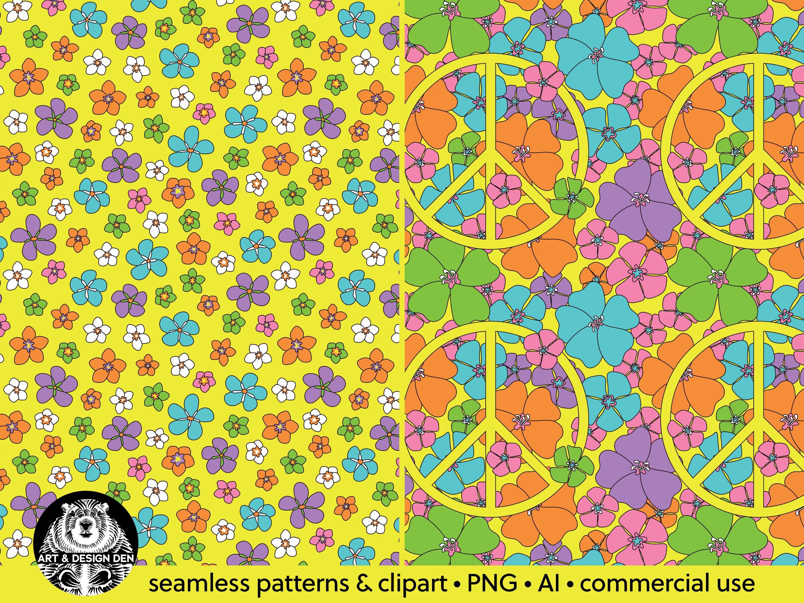 Hippie Art Patterns