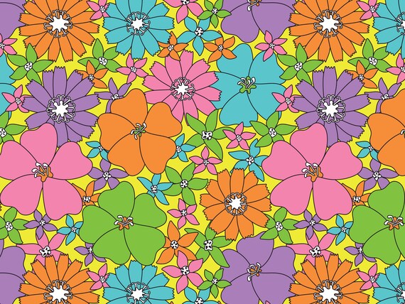 Hippie Flower Patterns