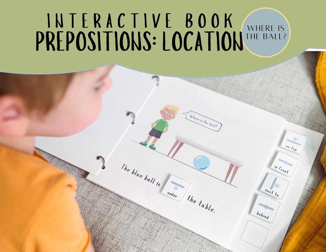 Location Prepositions Book - Interactive - Boost Reading and Phonics ...
