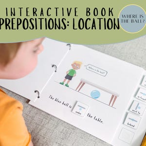 Location Prepositions Book - Interactive - Boost Reading and Phonics ...