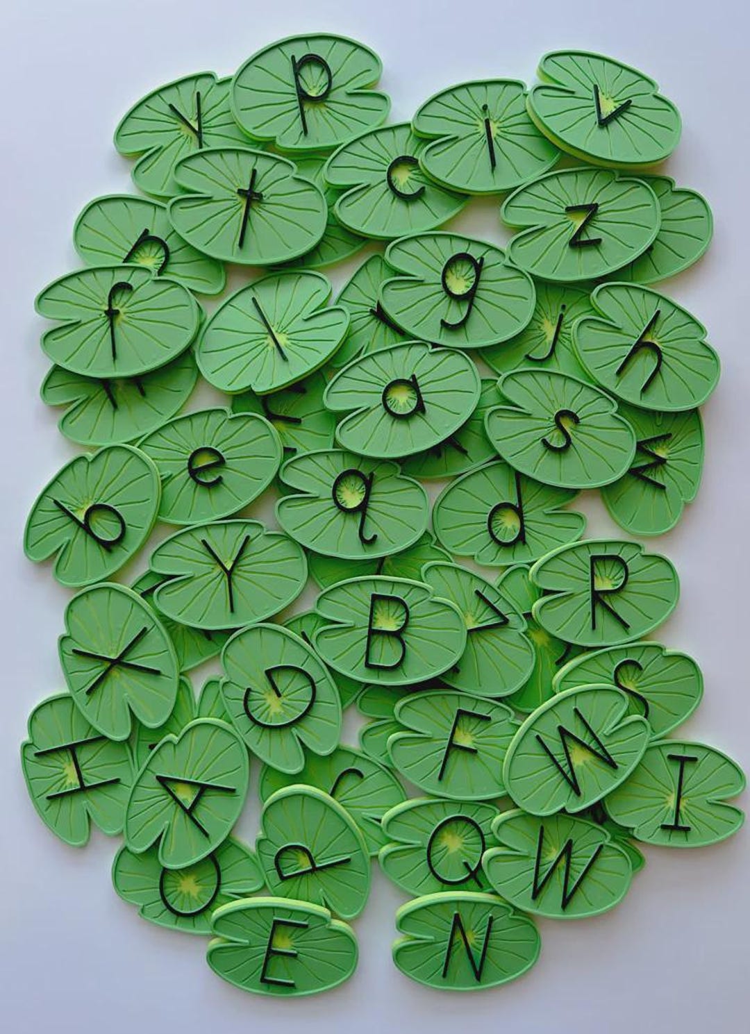 Lily Pad Alphabet Sets - Preschool Learning Resource - Etsy