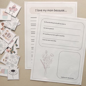 Mother's Day Bundle Printable - Kids Craft Activity - Gift for Mom From ...