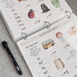 Letter B Unit Study - Letter Reorganization, Writing and Counting ...