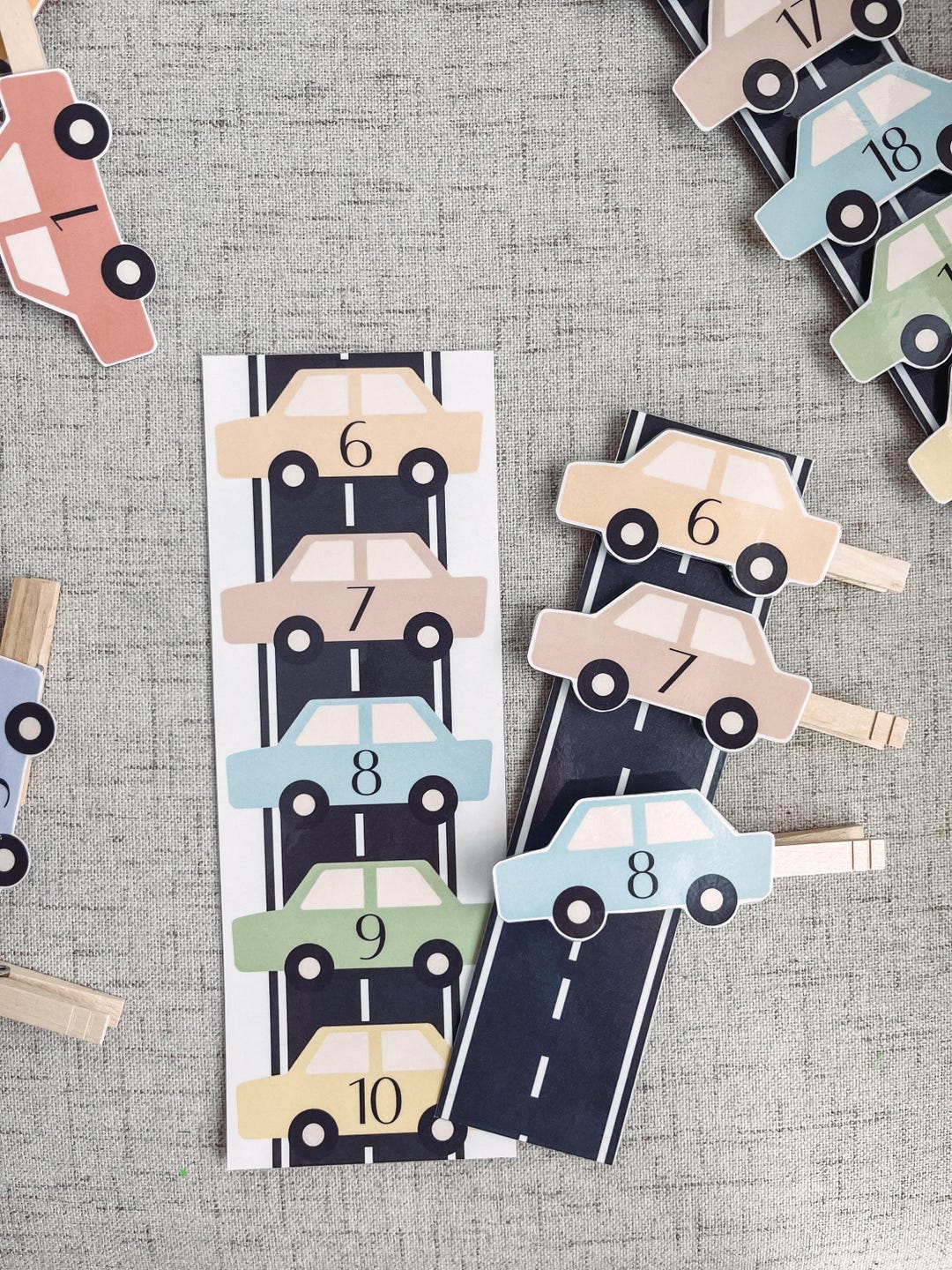 Counting Cars - Fine Motor Skills - Preschool Number Pattern Learning ...