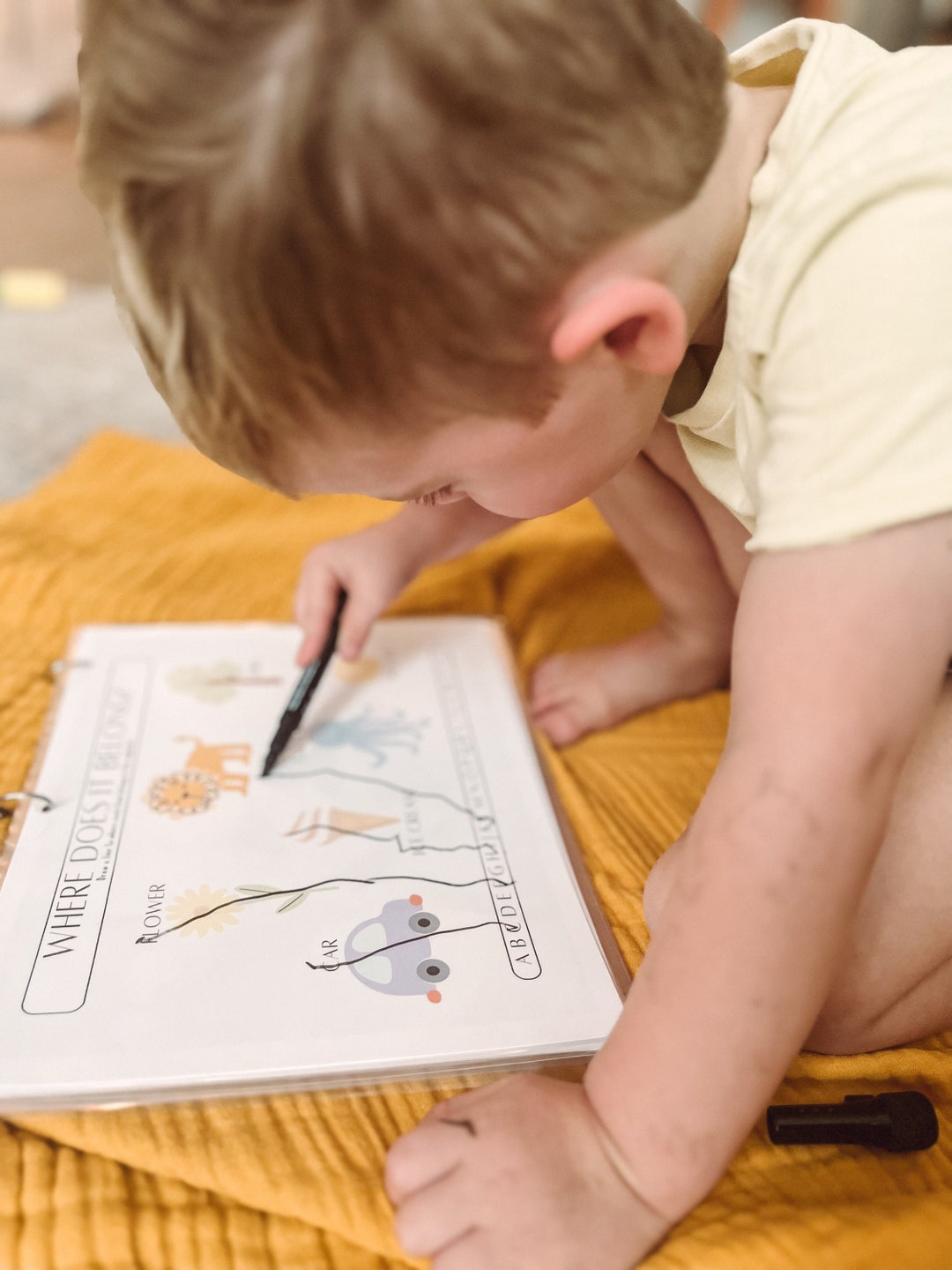 Alphabet Workbook ABC Activity Book Preschool Homeschool Learning ...