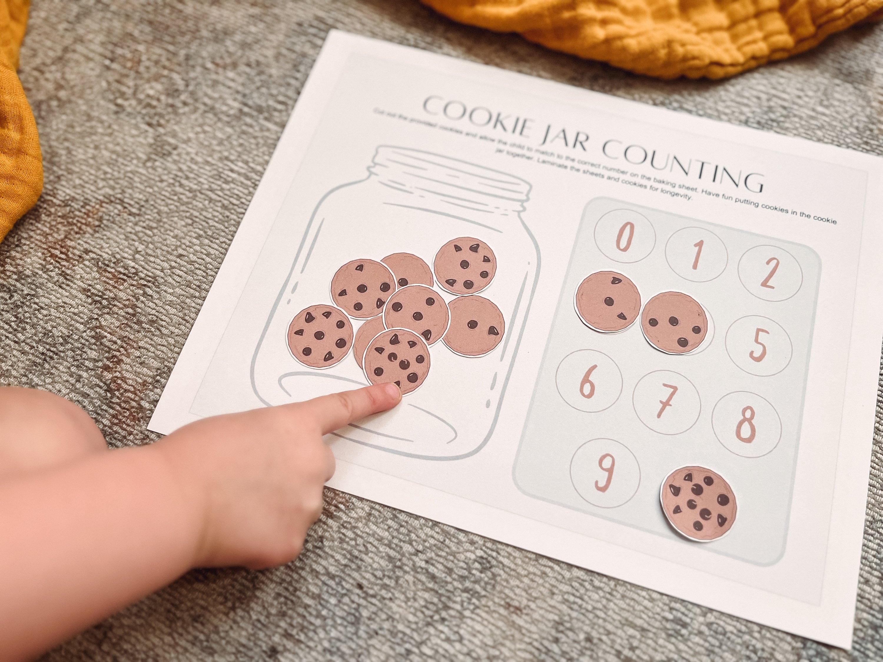 Cookie Jar Counting - Addition and Subtraction - Busy Binder Insert ...
