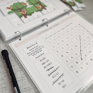 Letter B Unit Study - Letter Reorganization, Writing and Counting ...