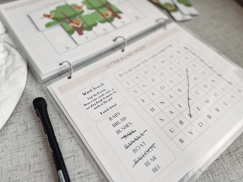 Letter B Unit Study - Letter Reorganization, Writing and Counting ...