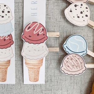 Ice Cream Builder Activity - Fine Motor Skills - Preschool Pattern ...