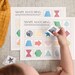 Shape Matching Activity - Preschool Learning - Toddler Curriculum ...