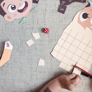 Scissor Counting Dice Game - Fine Motor Skills - Scissor Practice ...